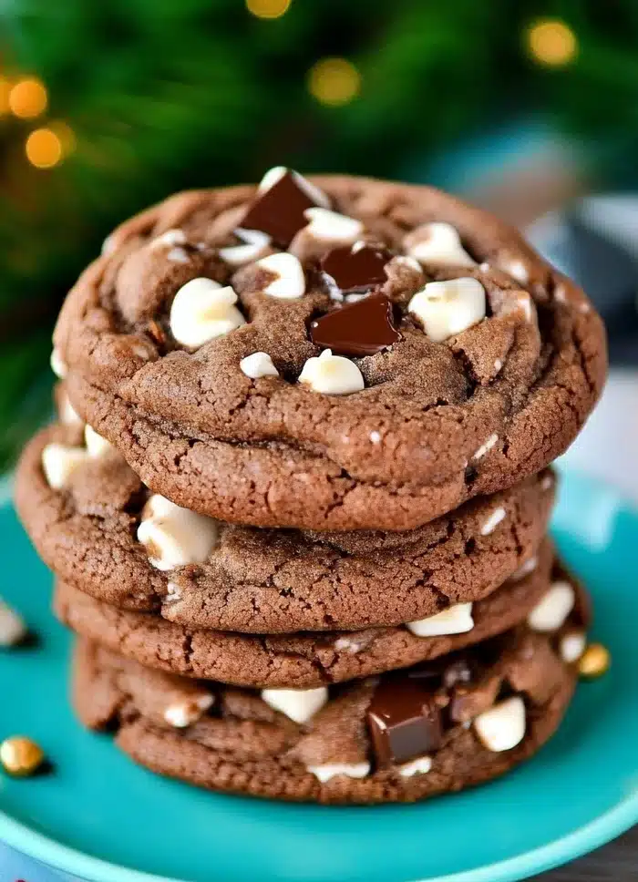 Hot Chocolate Cookies - Things Cook
