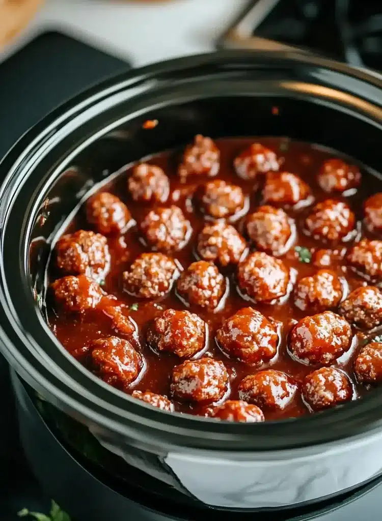 Sweet Chili Meatballs Crockpot Recipe: Easy and Delicious - Things Cook