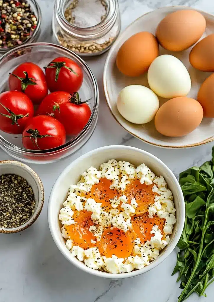 Baked Feta Eggs - Things Cook