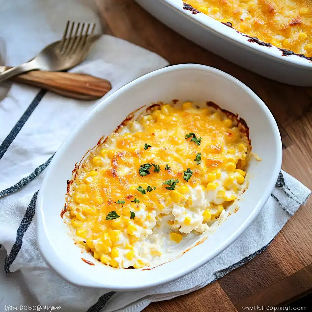 Cheesy Cream Cheese Corn Casserole Recipe - Things Cook