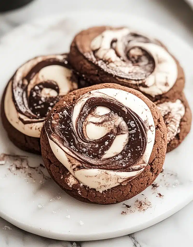 Easy Chocolate Marshmallow Swirl Cookies Recipe - Things Cook