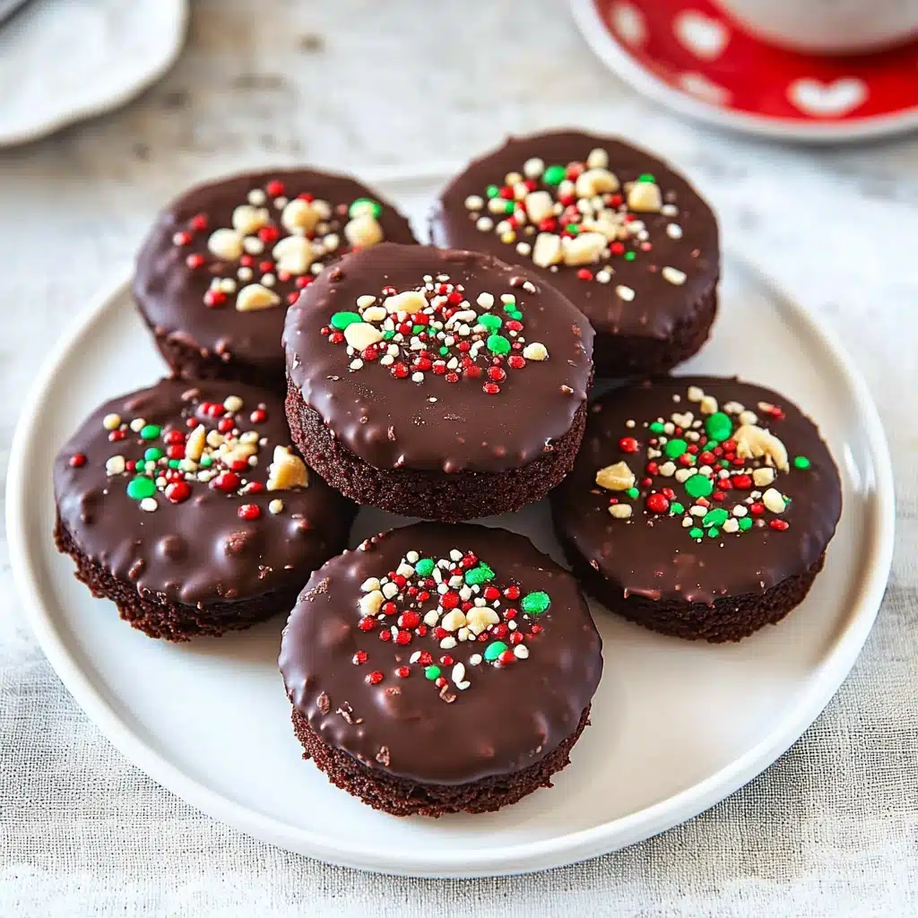 Chocolate Peanut Butter Stacks – Easy No-Bake Treat - Things Cook