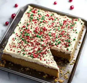 Christmas Sheet Cake Recipe - Festive and Easy Holiday Dessert - Things ...