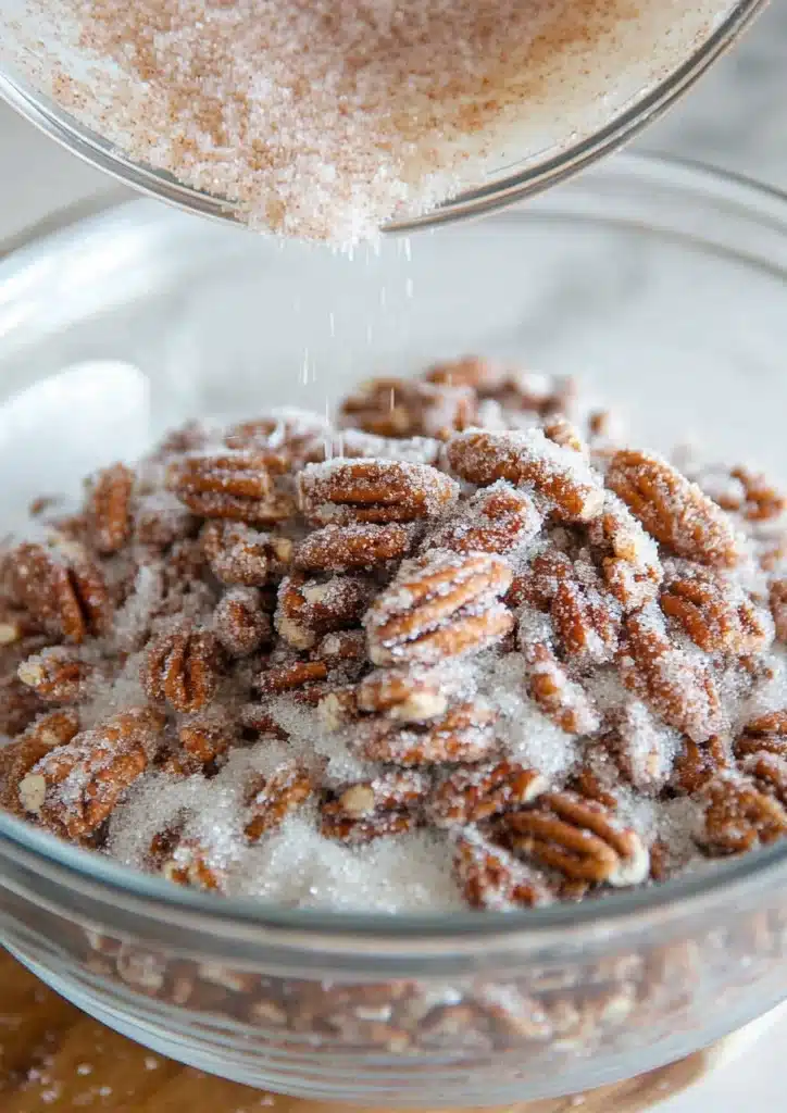 Cinnamon Sugar Pecans Recipe - Things Cook