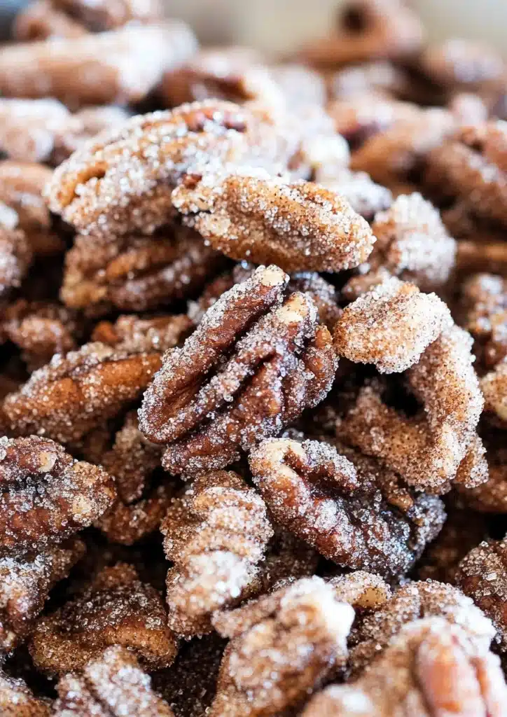 Cinnamon Sugar Pecans Recipe - Things Cook