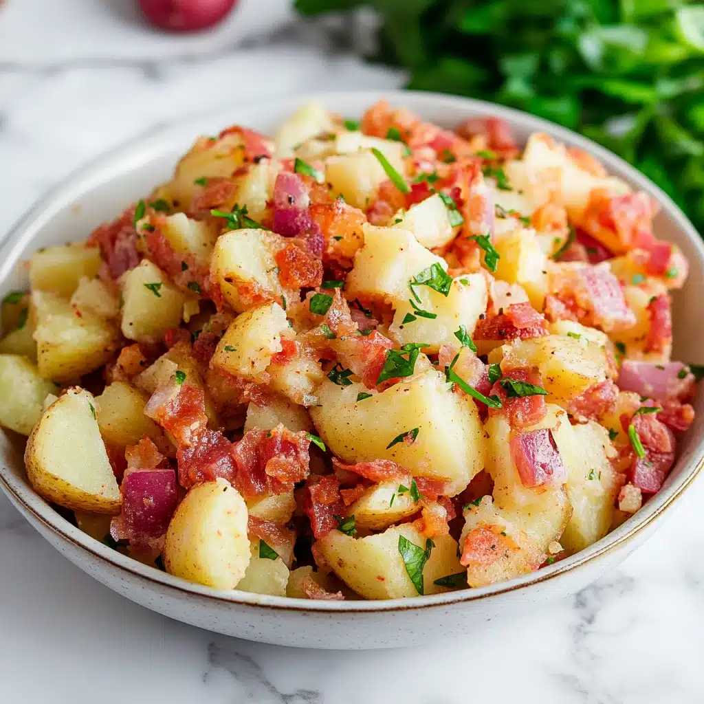 Warm German Potato Salad Recipe - Authentic and Flavorful - Things Cook