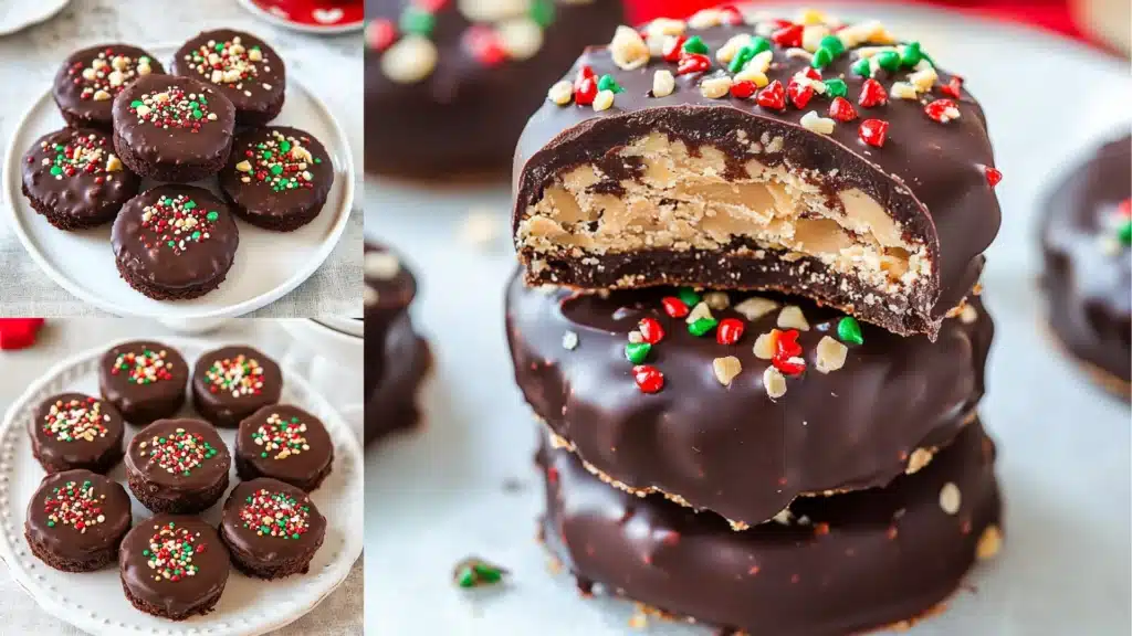 Chocolate Peanut Butter Stacks – Easy No-Bake Treat - Things Cook