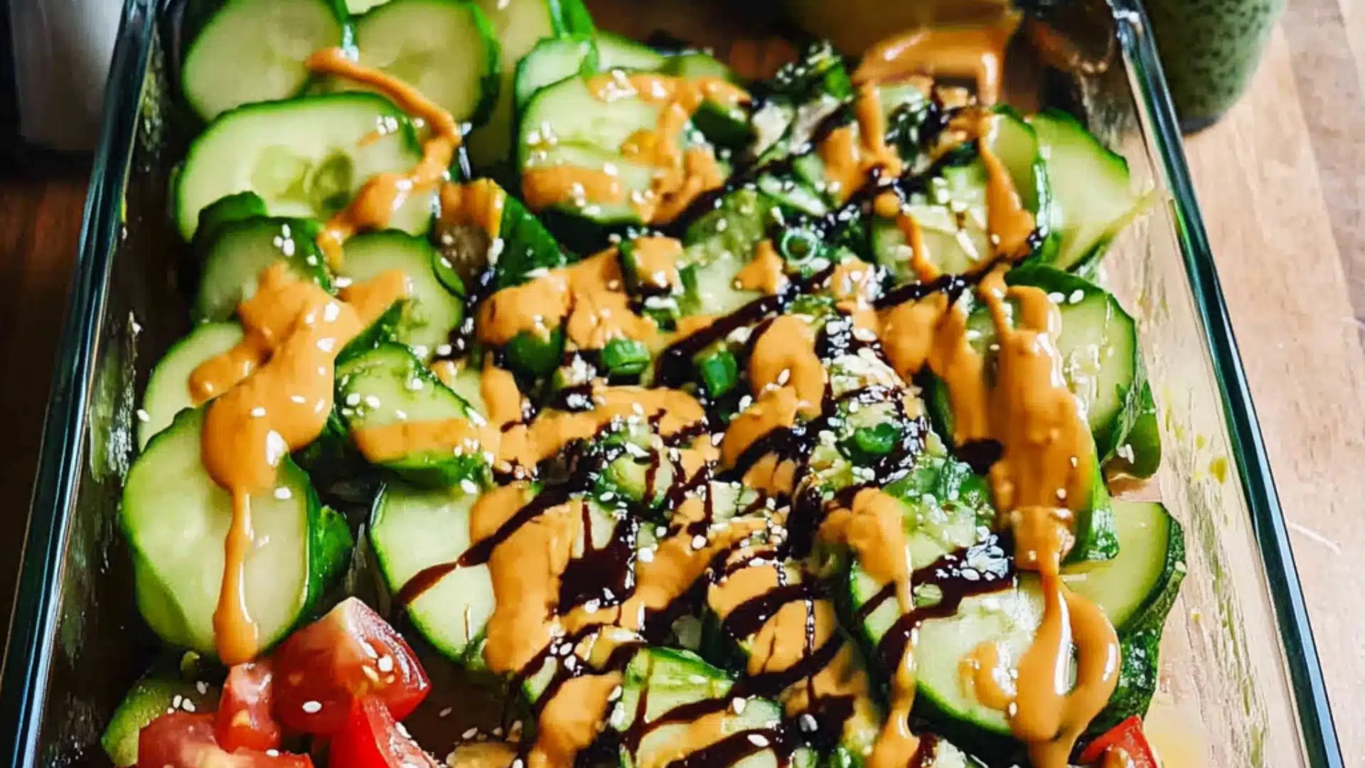 Easy California Roll Cucumber Salad Recipe - Things Cook