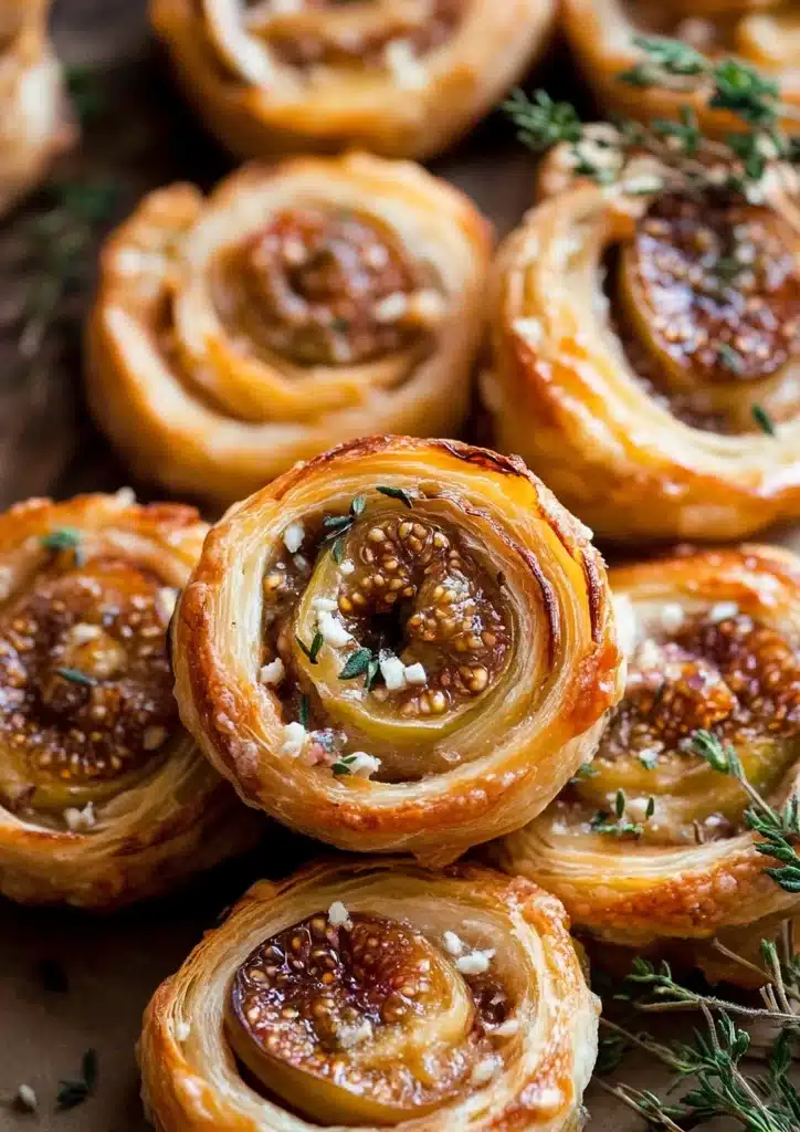 Fig and Goat Cheese Pinwheels – Easy & Elegant Appetizer - Things Cook