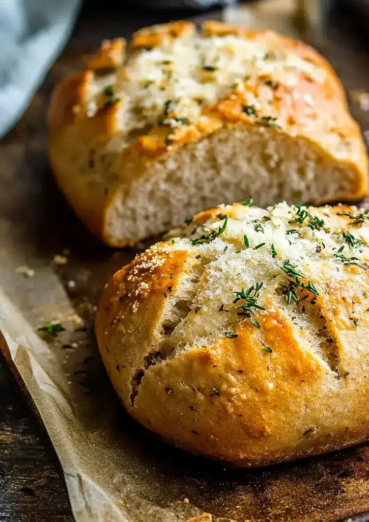 Garlic Parmesan Herb Bread : The Perfect Homemade Side Dish - Things Cook