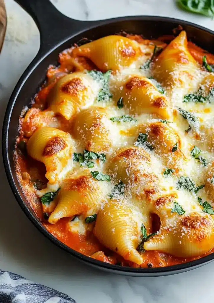Spinach Ricotta Stuffed Shells : Easy and Delicious Dinner Recipe ...