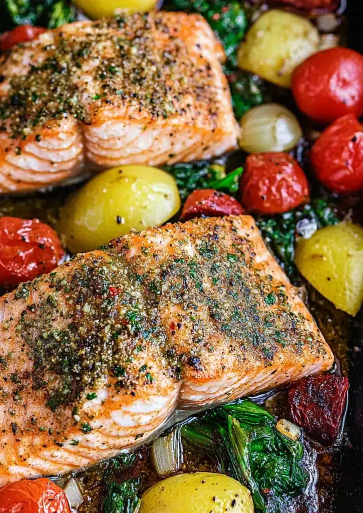 Flavorful Za'atar Garlic Salmon Recipe - Things Cook