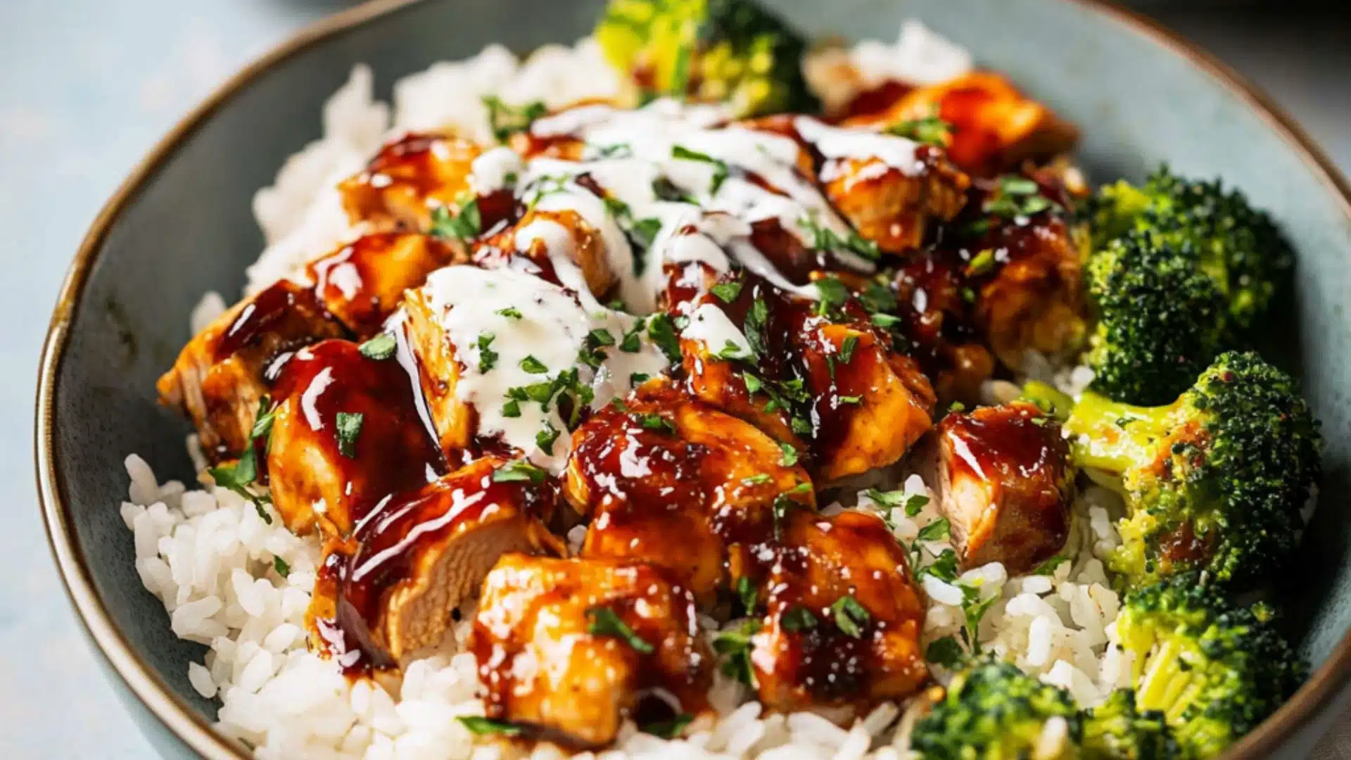 Sticky Chicken Rice Bowls - Sweet and Savory Perfection - Things Cook