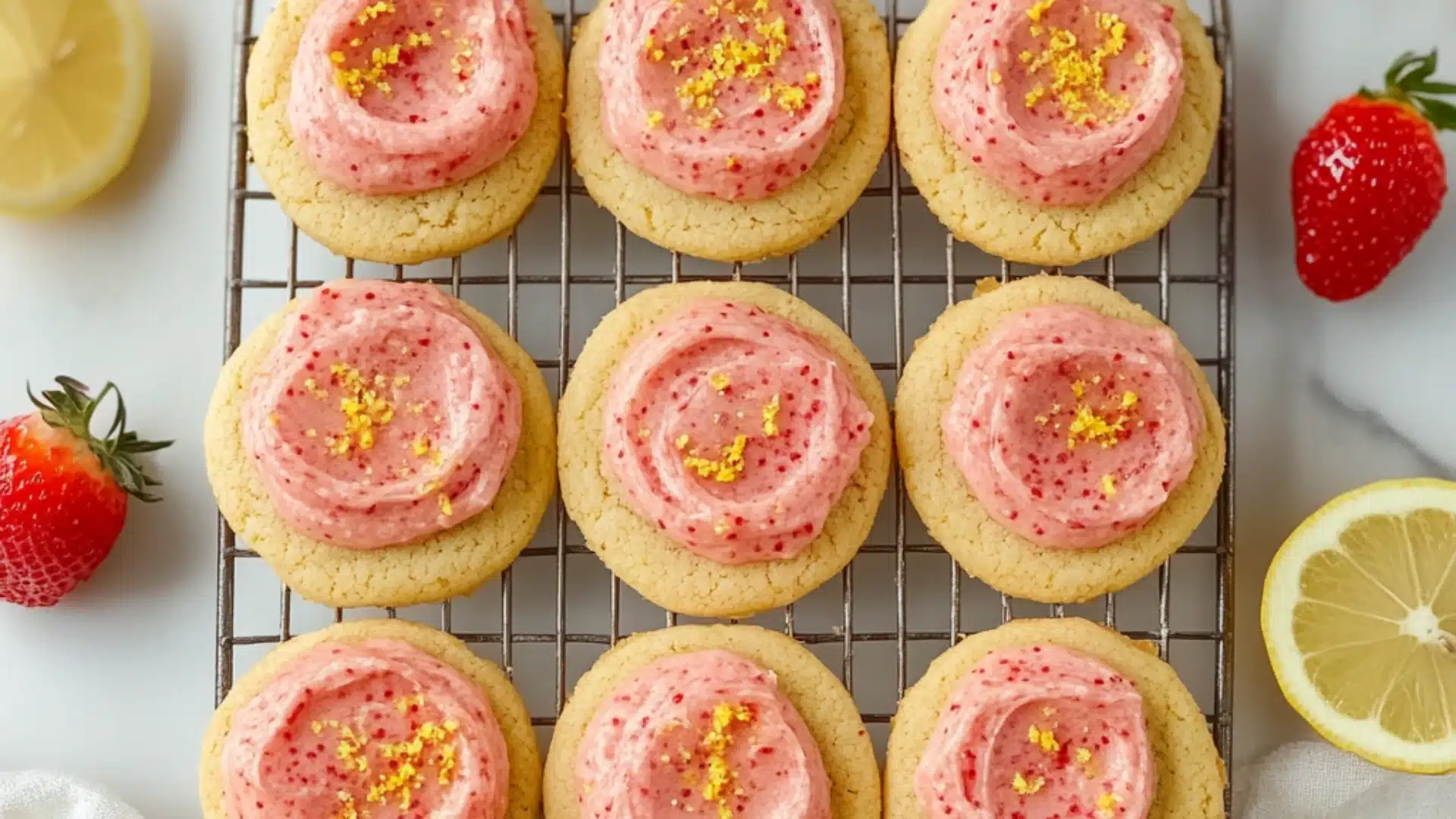 Strawberry Lemonade Cookies : Sweet and Tangy Bliss - Things Cook