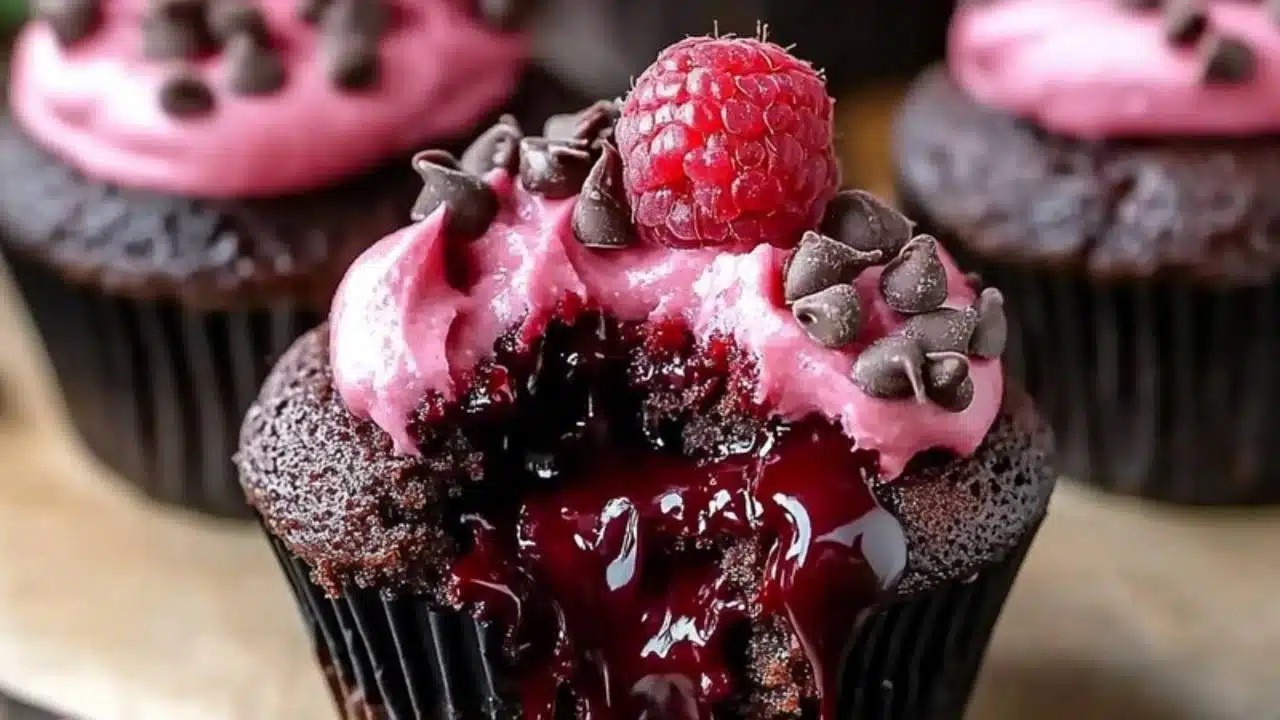Raspberry Chocolate Lava Cupcakes: A Decadent Dessert Delight - Things Cook