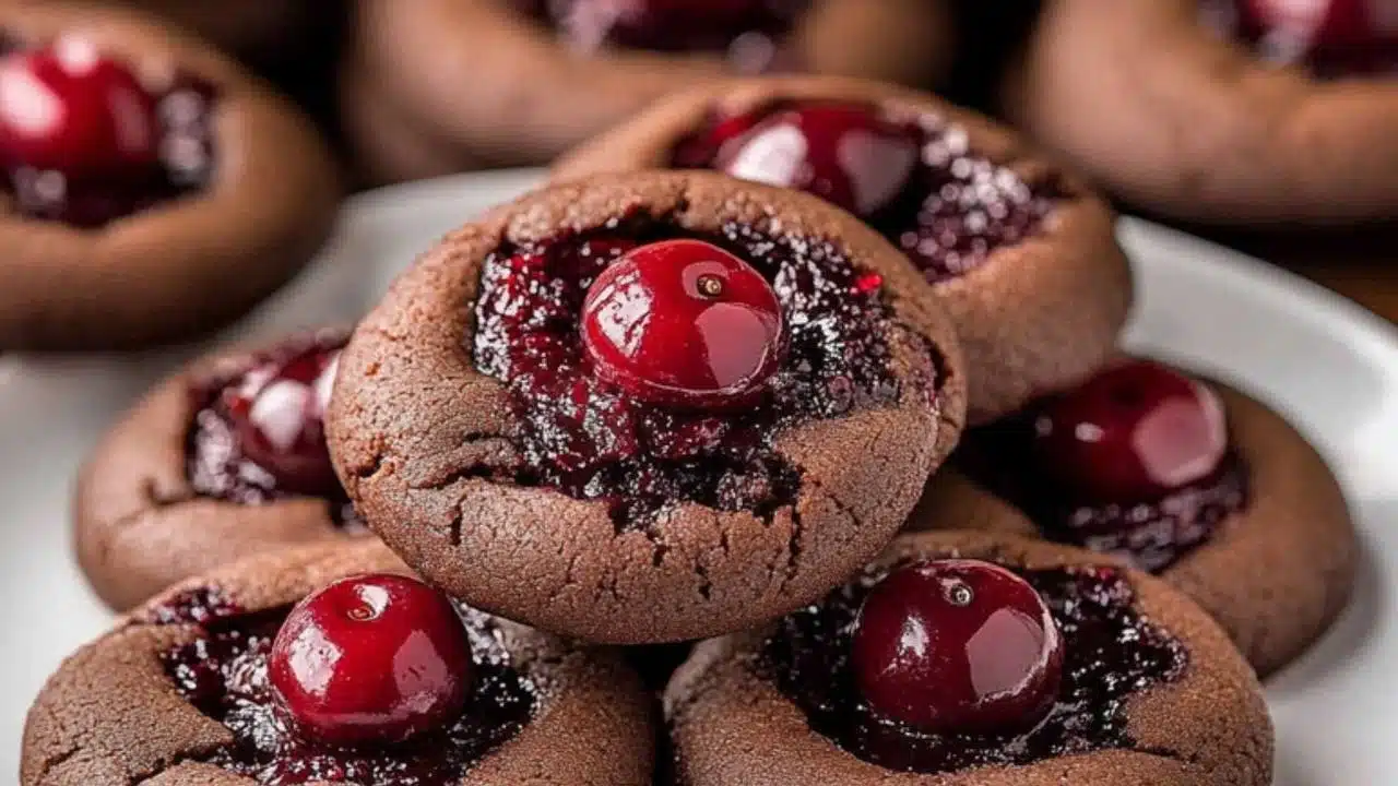 Chocolate Cherry Cookies: Soft, Chewy & Loaded with Flavor - Things Cook