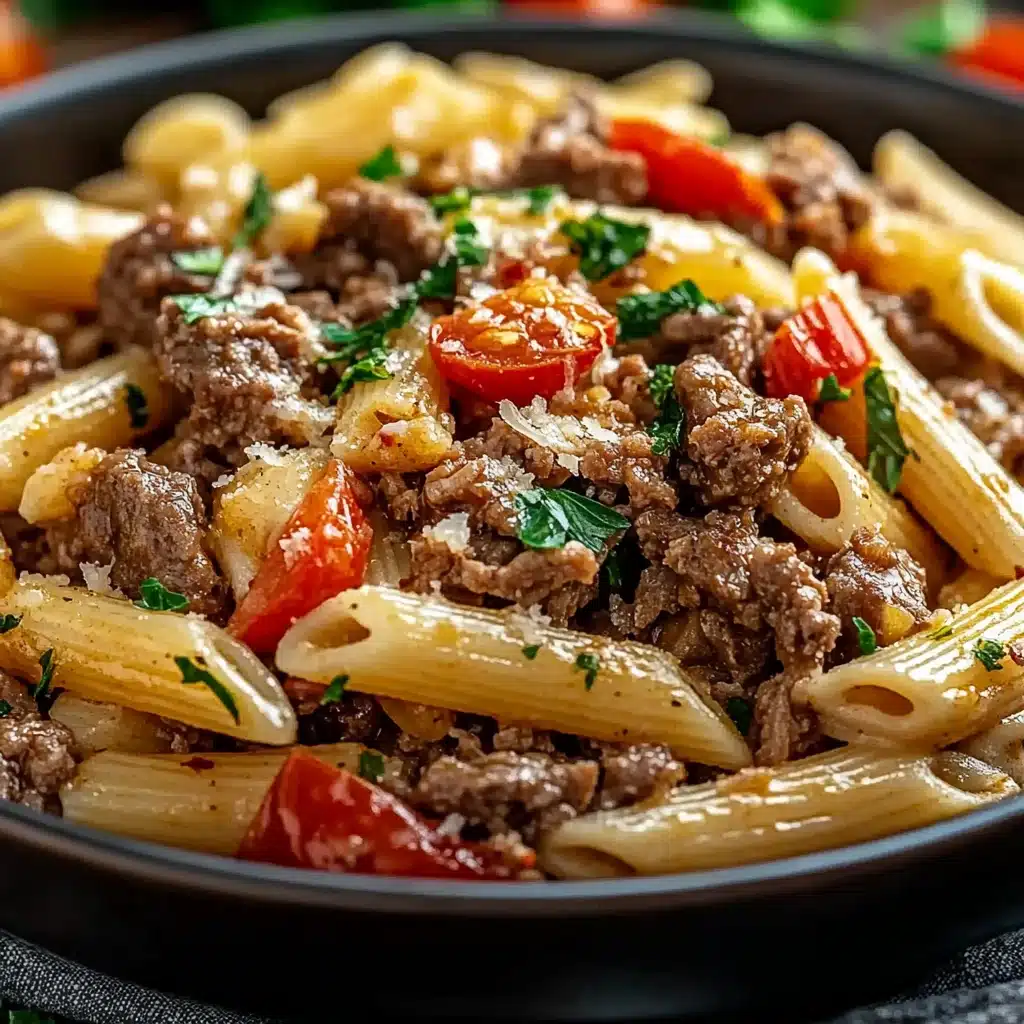 Delicious Garlic Beef Pasta – A Must-Try Slow Cooker Recipe! - Things Cook