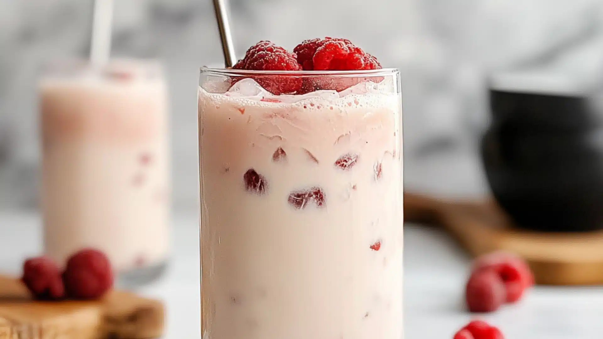 Delicious and Refreshing Vanilla Raspberry Iced Latte Recipe - Things Cook