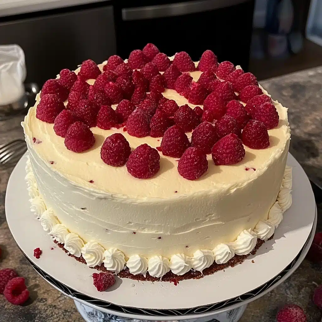 Decadent 3-Layer White Chocolate Raspberry Dream Cake Recipe: A ...