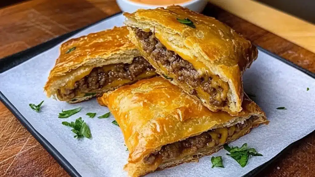 Top 1 Delicious Cheeseburger Pockets Crescent Rolls Recipe - Things Cook
