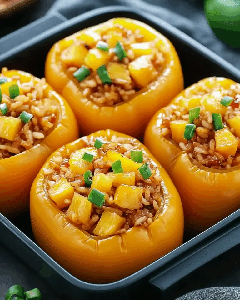 Irresistible Teriyaki Pineapple Chicken Rice Stuffed Peppers - Things Cook