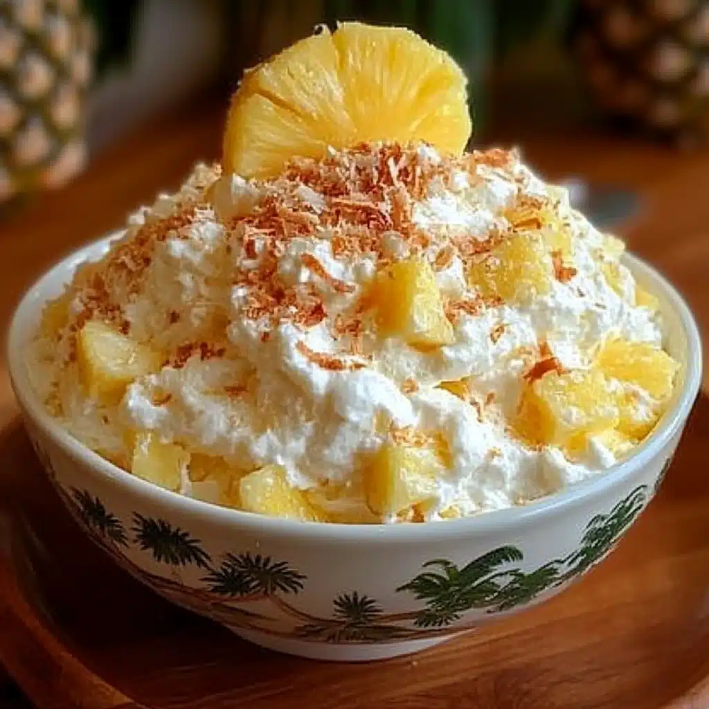 7-Step Irresistible Hawaiian Pineapple Coconut Fluff Recipe - Things Cook
