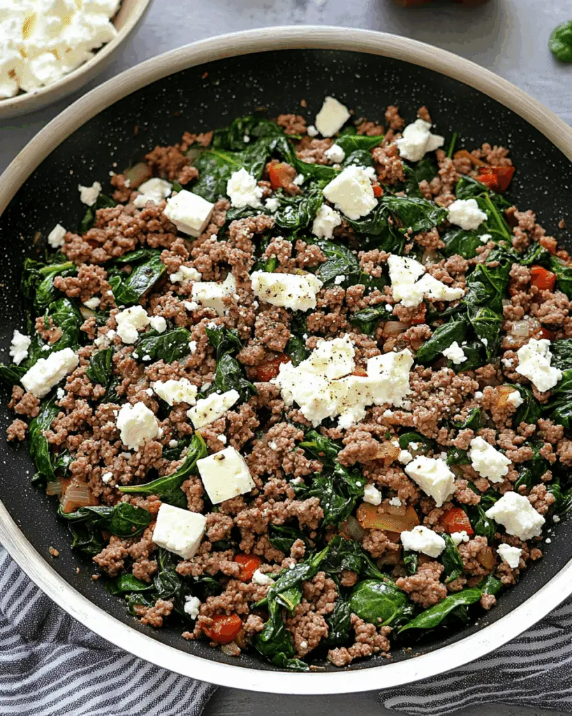 Delicious Mediterranean Ground Beef Skillet - Things Cook