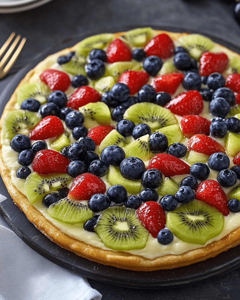 Irresistible Fruit Pizza recipe - Things Cook