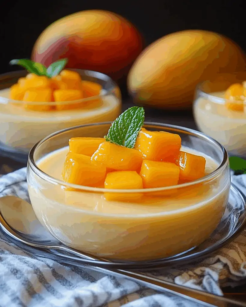 Irresistibly Creamy Mango Panna Cotta - Things Cook