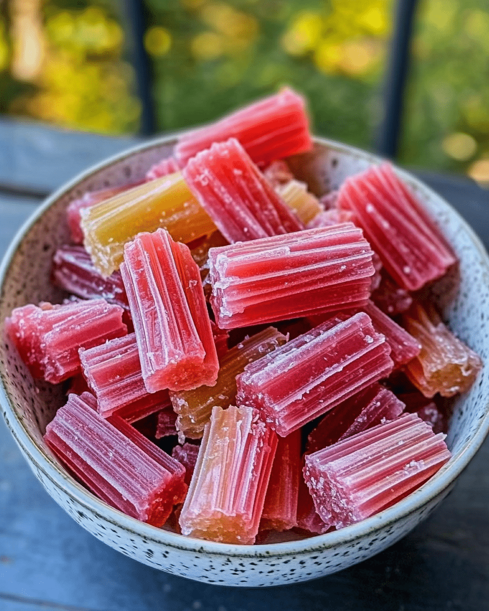Easy Rhubarb Candy Recipe - Things Cook