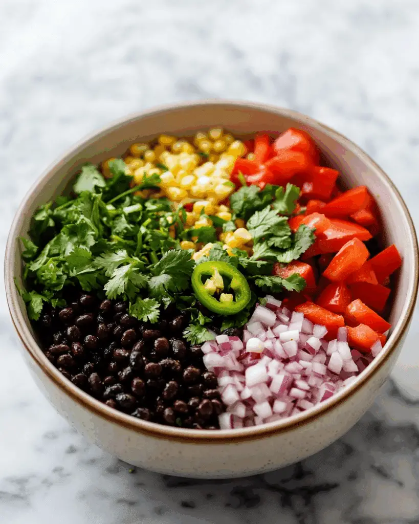 Irresistibly Fresh Black Bean and Corn Salad - Things Cook