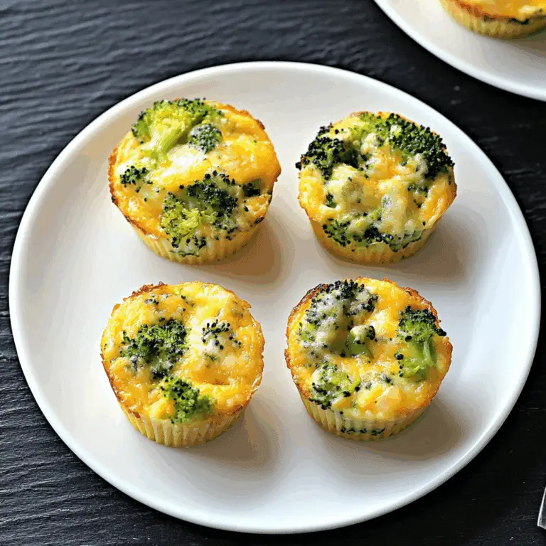 Cheesy Easy Broccoli Cheese Cups - Things Cook