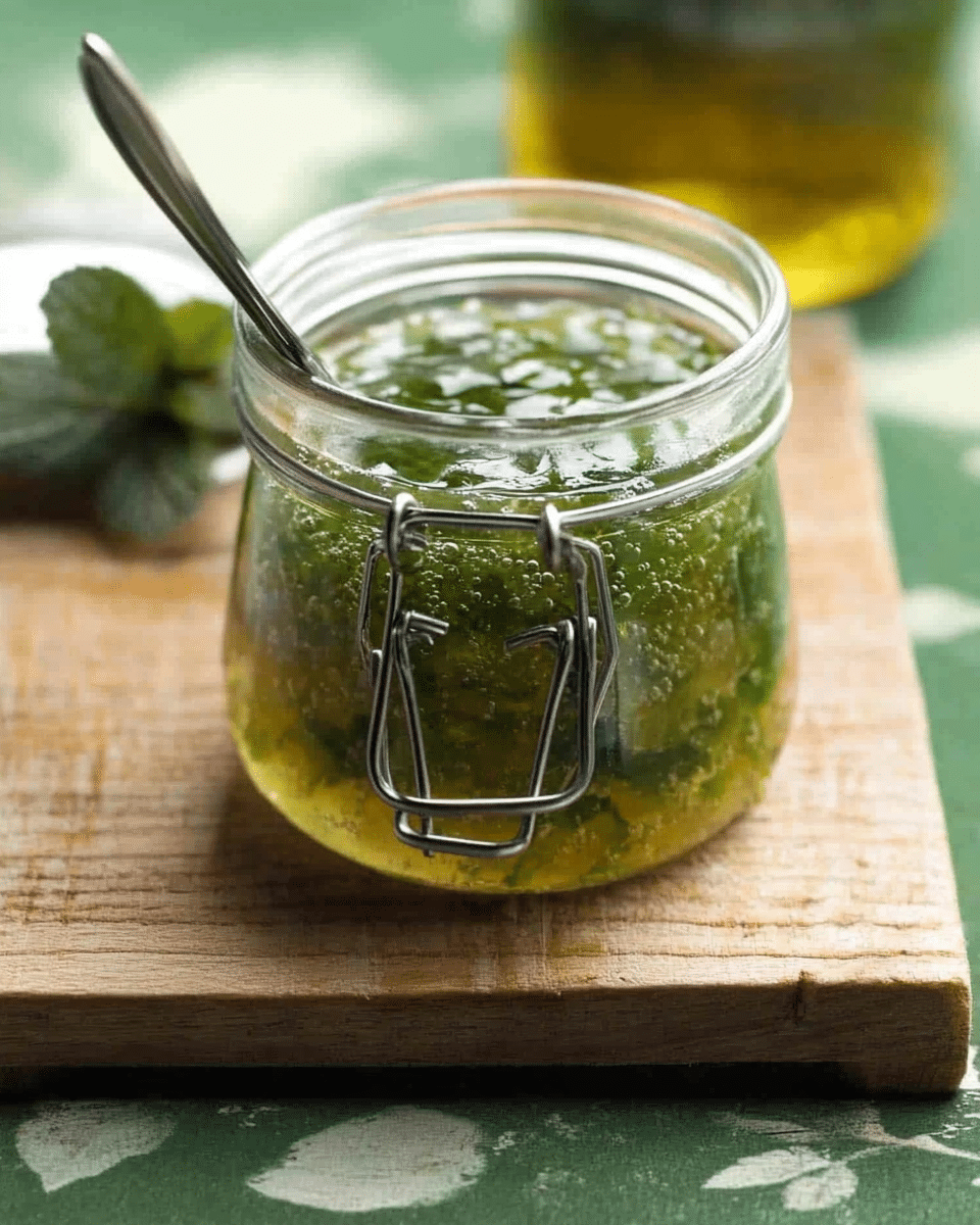 Easy Fresh Mint Jelly Recipe - Things Cook