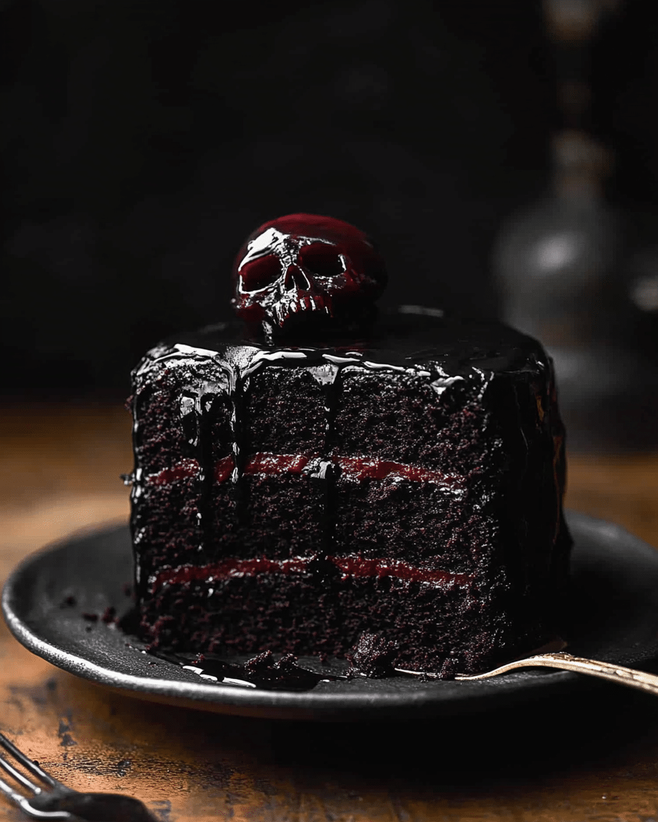 Best Black Velvet Halloween Cake Recipes - Things Cook