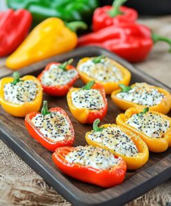 Irresistibly Delicious Cold Stuffed Mini Peppers - Things Cook