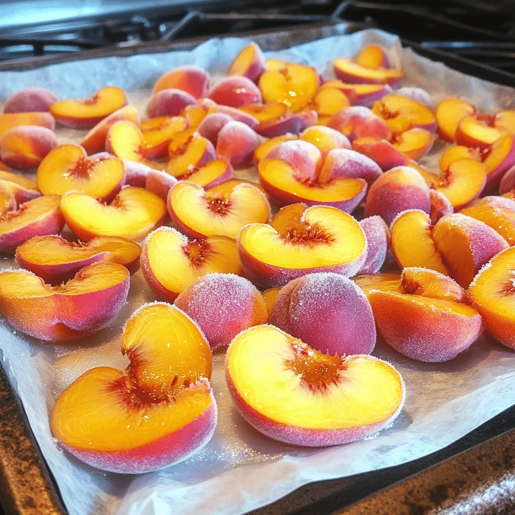 Easy Freezing Peaches Without Losing Freshness - Things Cook