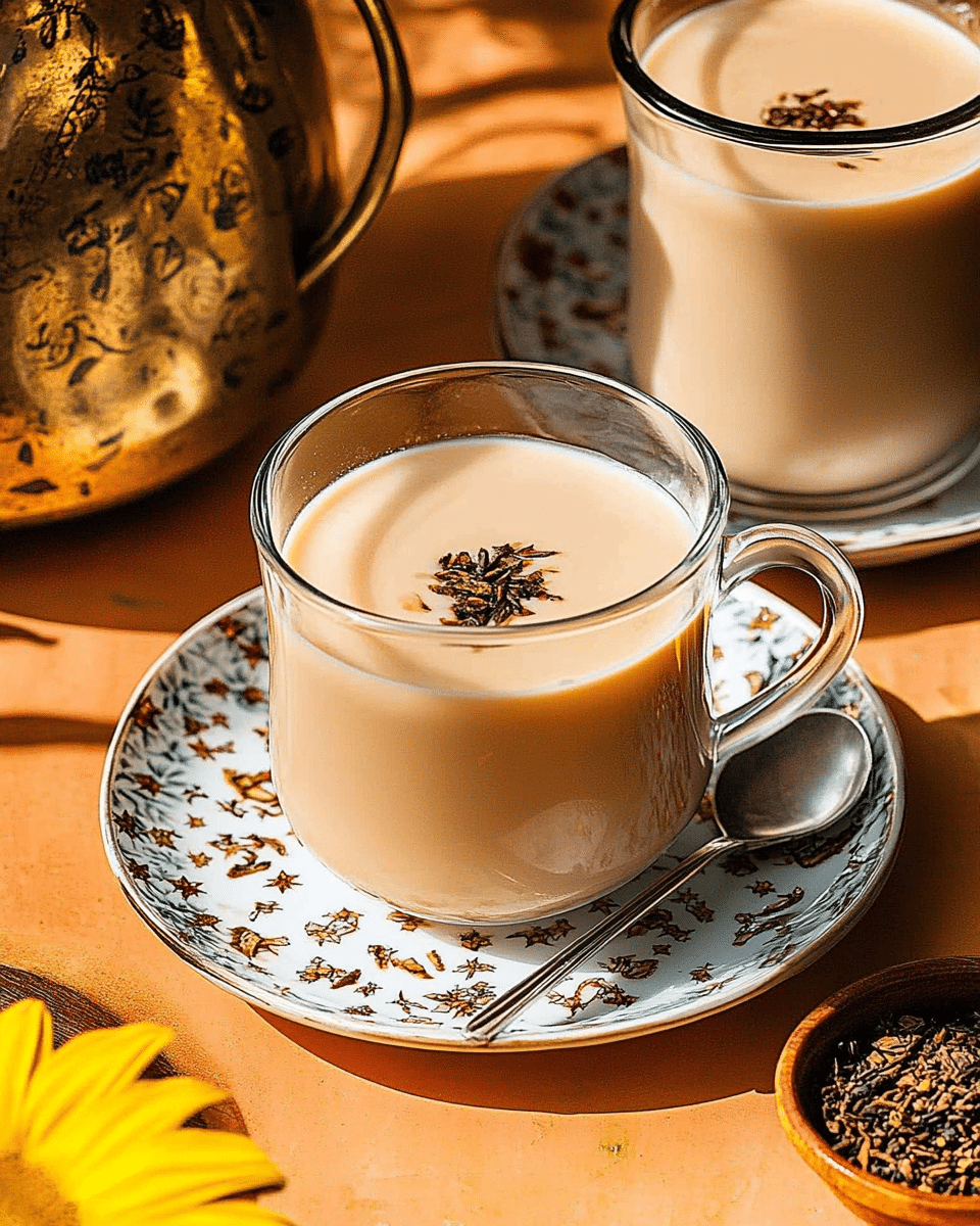 Easy Royal Milk Tea Recipe - Things Cook