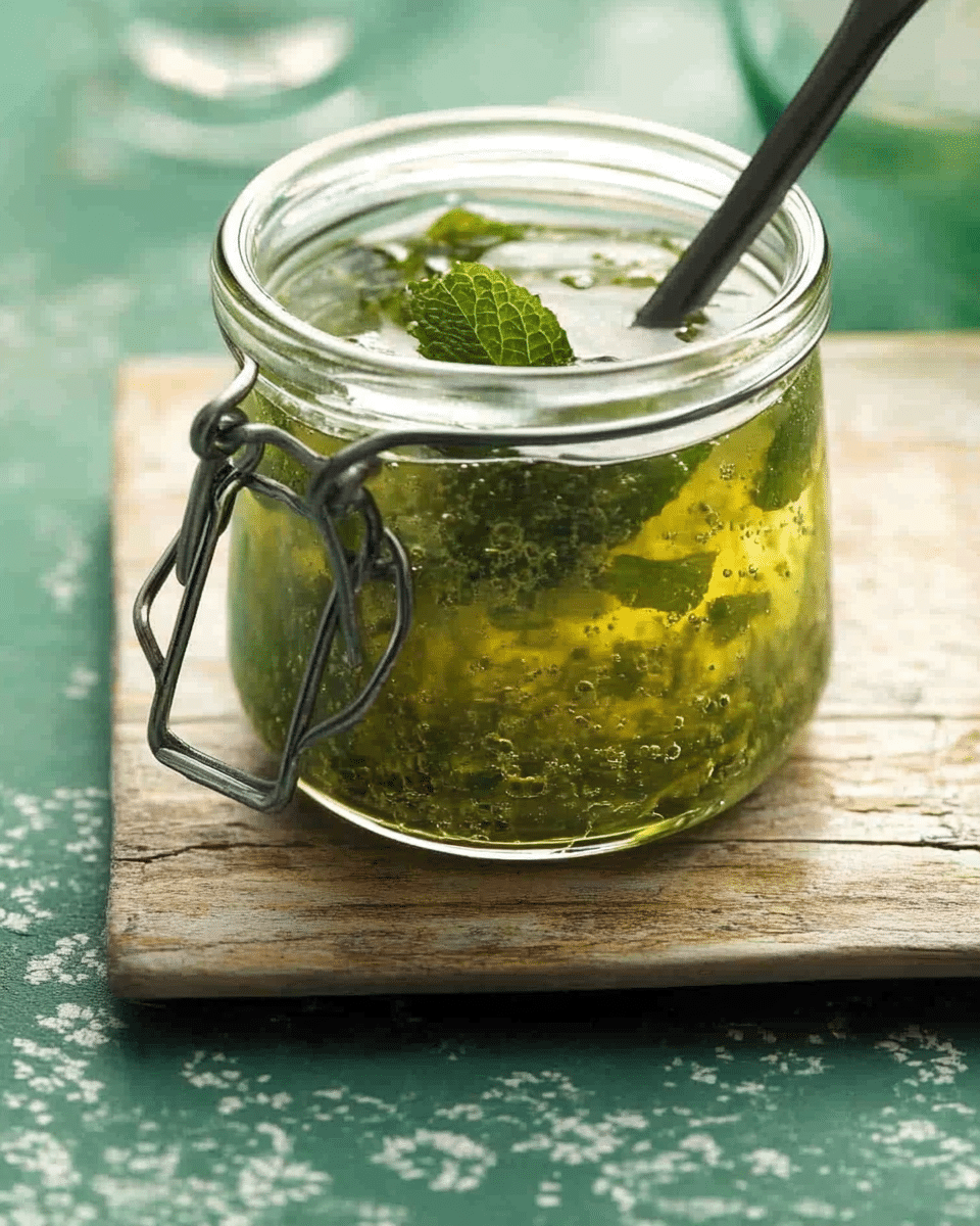 Easy Fresh Mint Jelly Recipe - Things Cook
