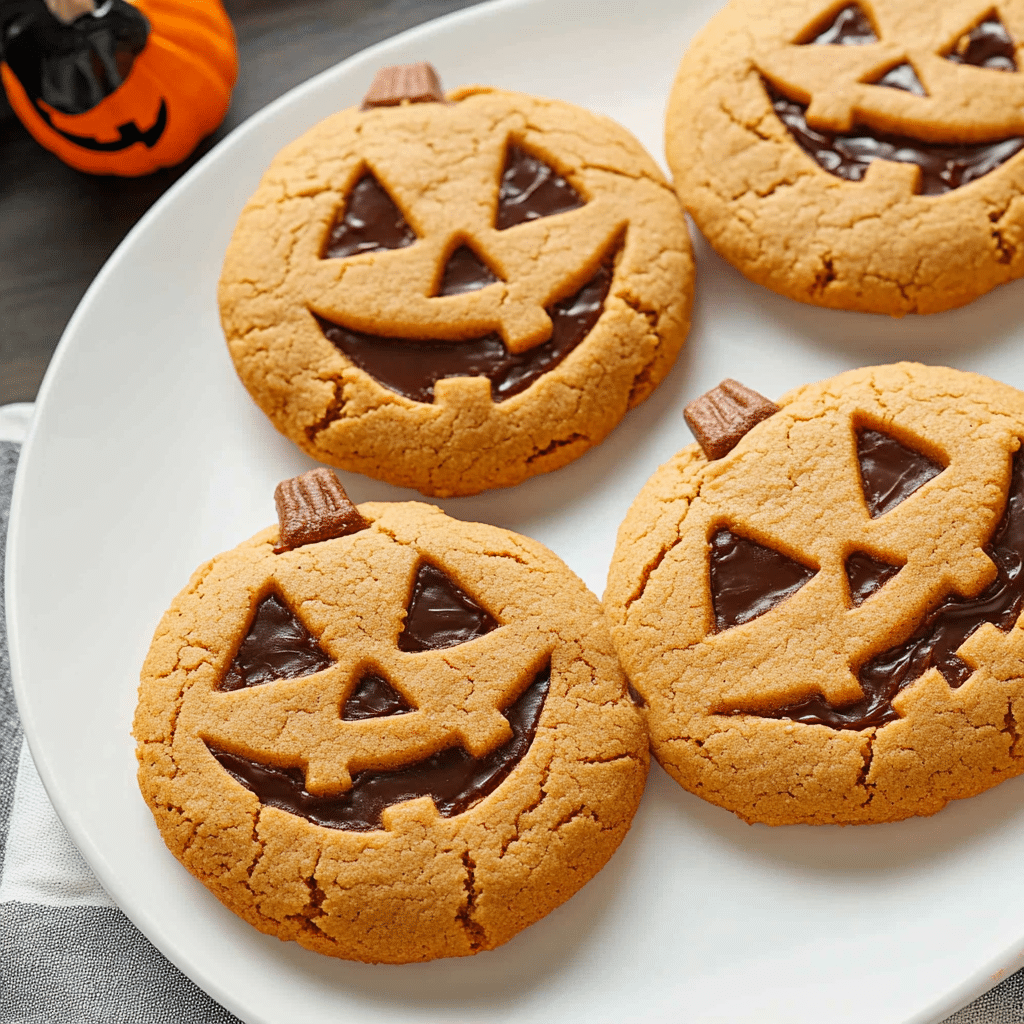 Festive Halloween Pumpkin Cookies - Things Cook