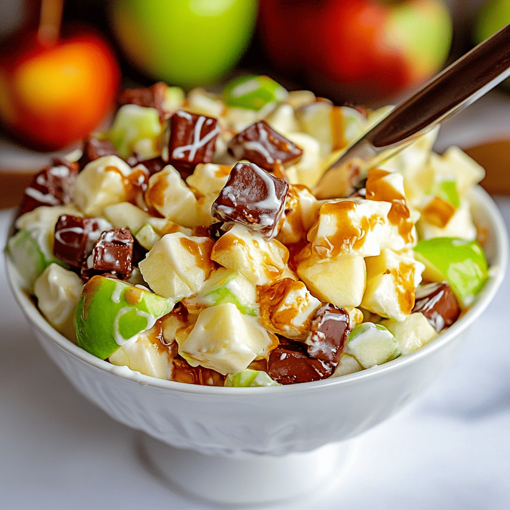Easy Snickers Salad Recipe - Things Cook