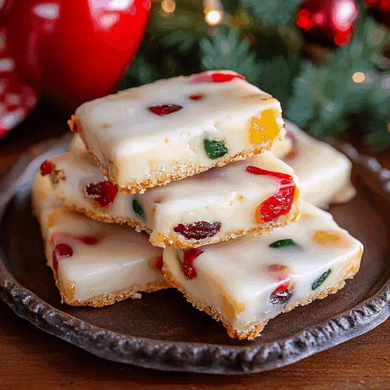 Easy Glazed Fruitcake Shortbread Cookies - Things Cook