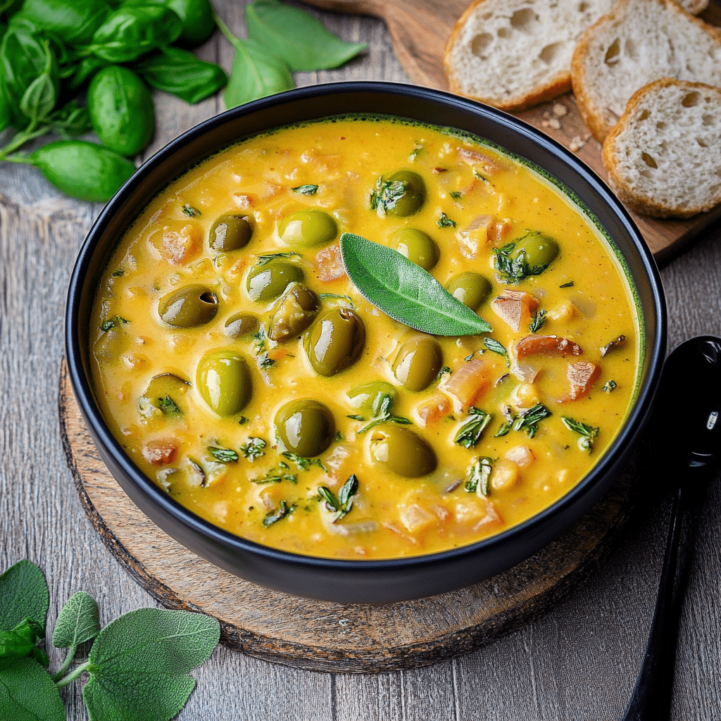 Best Flavor-Packed Green Olive Soup - Things Cook