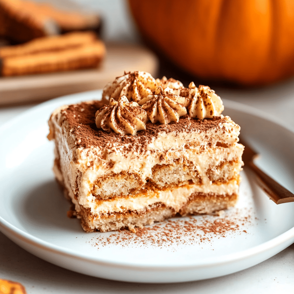 Easy Creamy Pumpkin Tiramisu Recipe - Things Cook