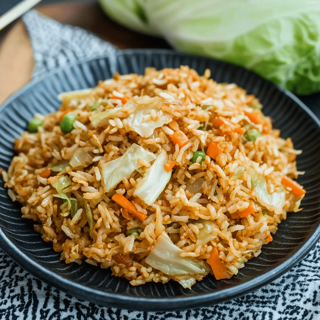Perfect Cabbage Fried Rice Recipe - Things Cook