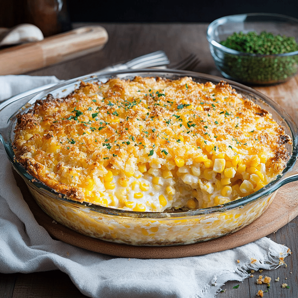 Delicious Cheddar Sweet Corn Pie - Things Cook