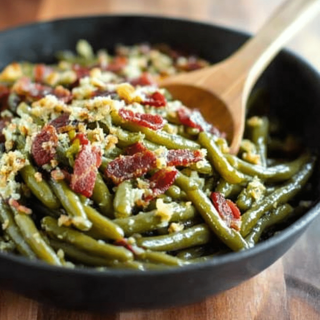 Perfect Firehouse Green Beans Recipe - Things Cook