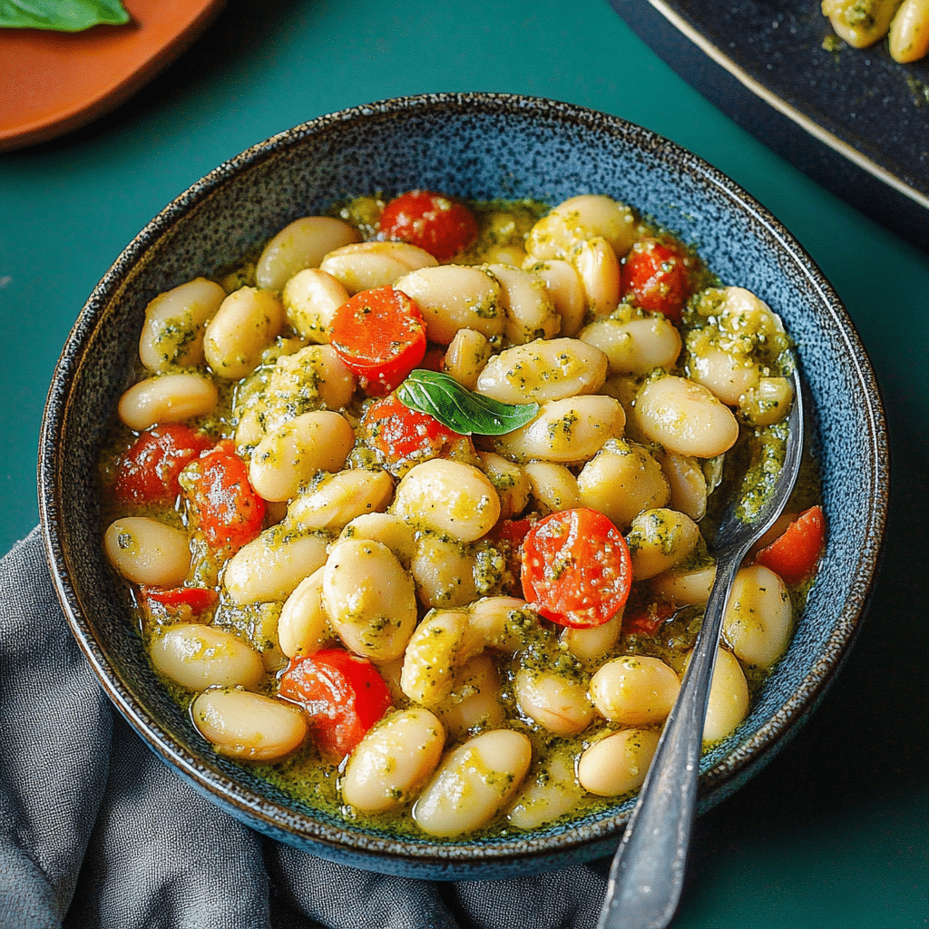 Best Pesto Butter Beans - Things Cook