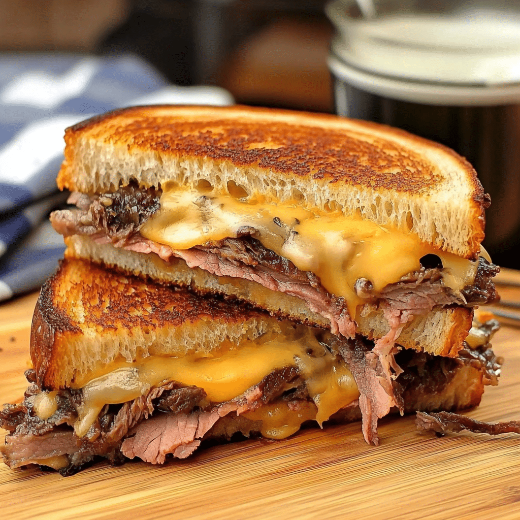Easy Roast Beef Melt Sandwich - Things Cook