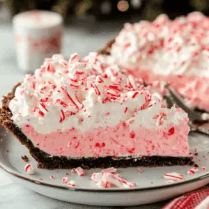Easy No-Bake Peppermint Pie - Things Cook