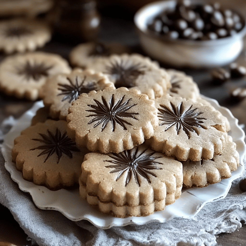 Perfect Espresso Shortbread Cookies - Things Cook